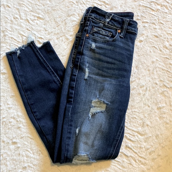 Edgely | Jeans | Edgely Skinny Jeans With Modern Distressing | Poshmark